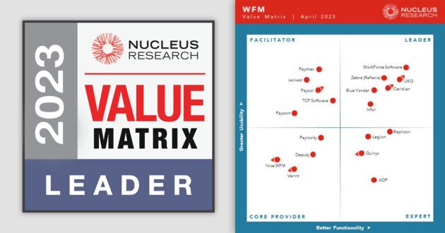 WorkForce Software | Nucleus 2023 WFM Technology Value Matrix Report Lists WorkForce Software as ...