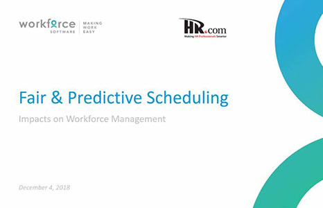 Fair and Predictive Scheduling | WorkForce Software