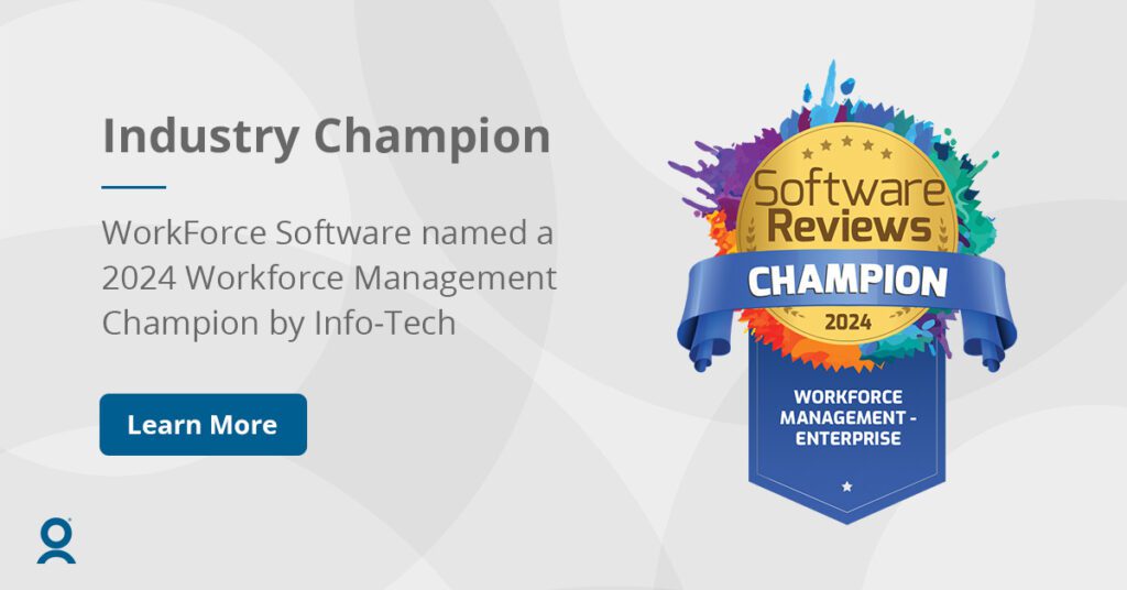 WorkForce Software is Again Named Champion of Workforce Management ...